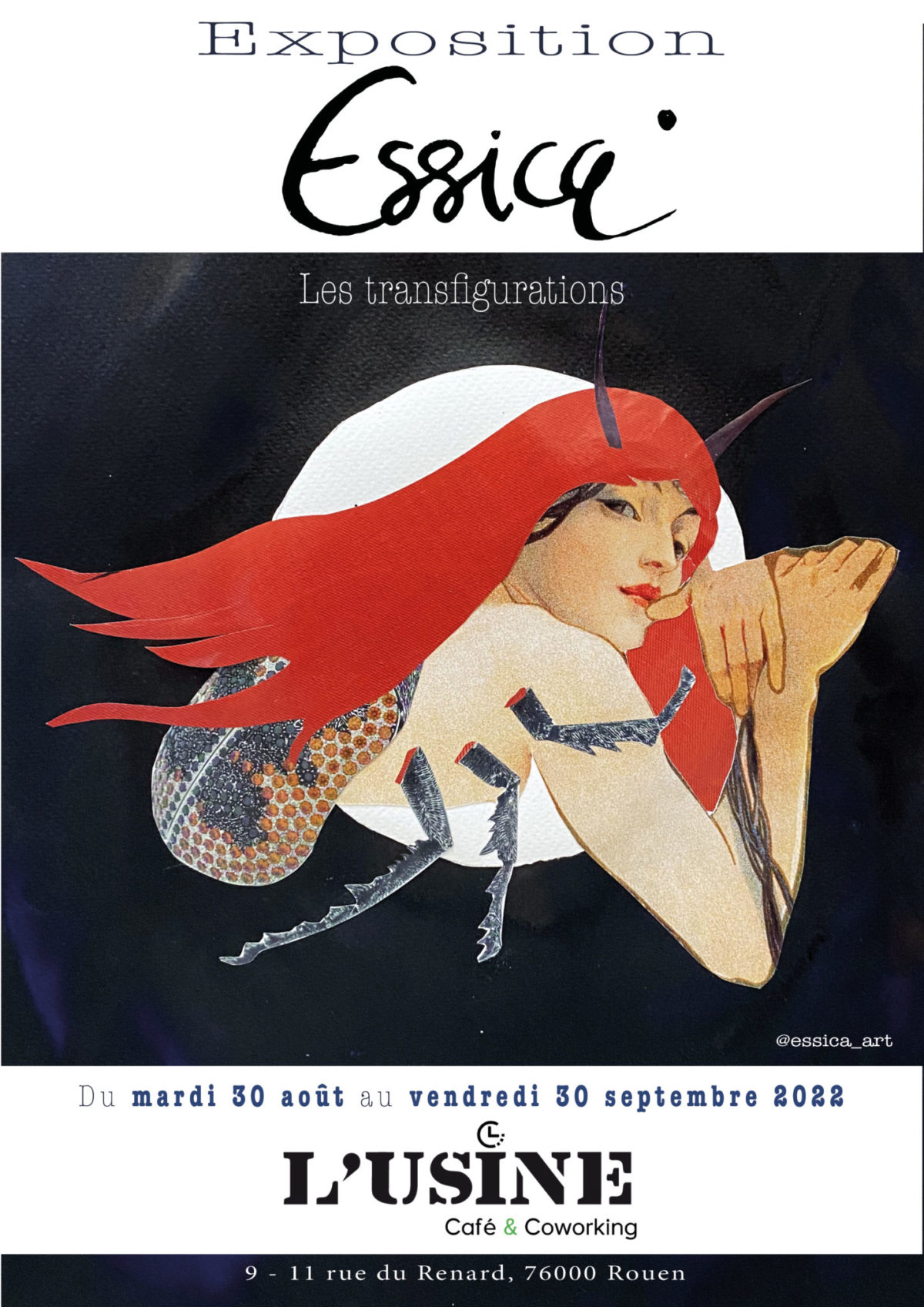 Expo - Essica - Collages & Dessins - 30 août au 30 septembre | L'Usine ...